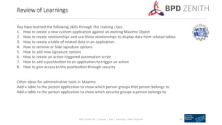 MaxTECH Technical Training - Building a Query Management Application in Maximo | PPT