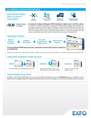 EXFO Maxtester 715B Single-mode Handheld OTDR – SPI Engineers | PDF