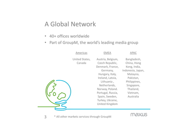 Maxus Global Credential - A relationship Media Agency | PPT