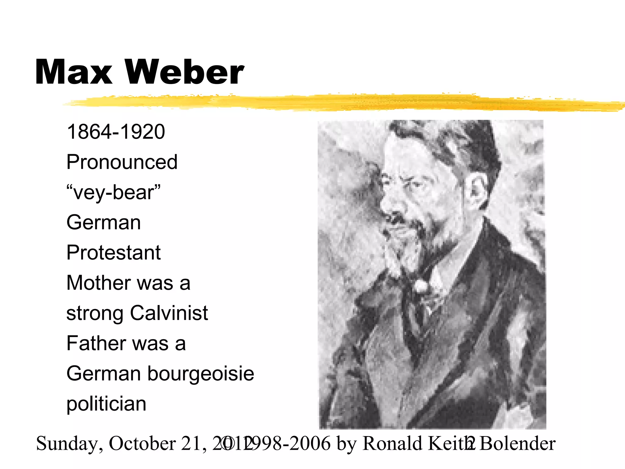 Max Weber | PPT