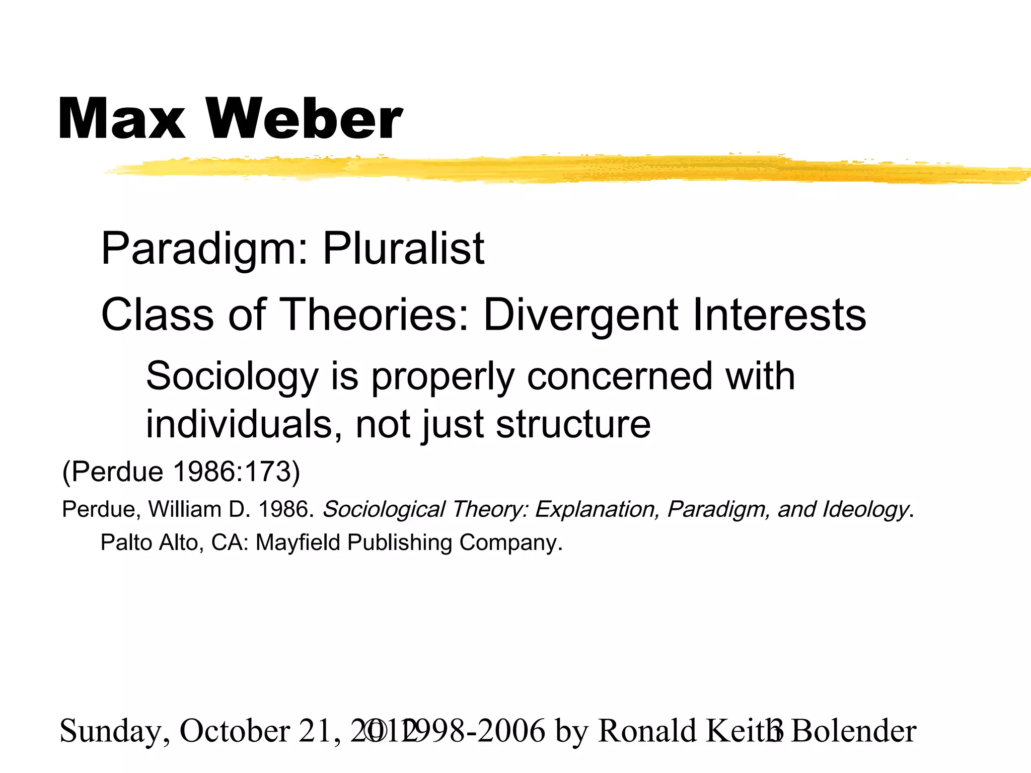 Max Weber | PPT