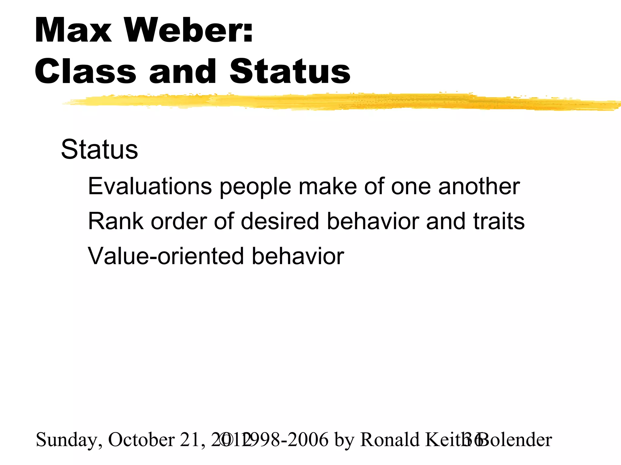 Max Weber | PPT