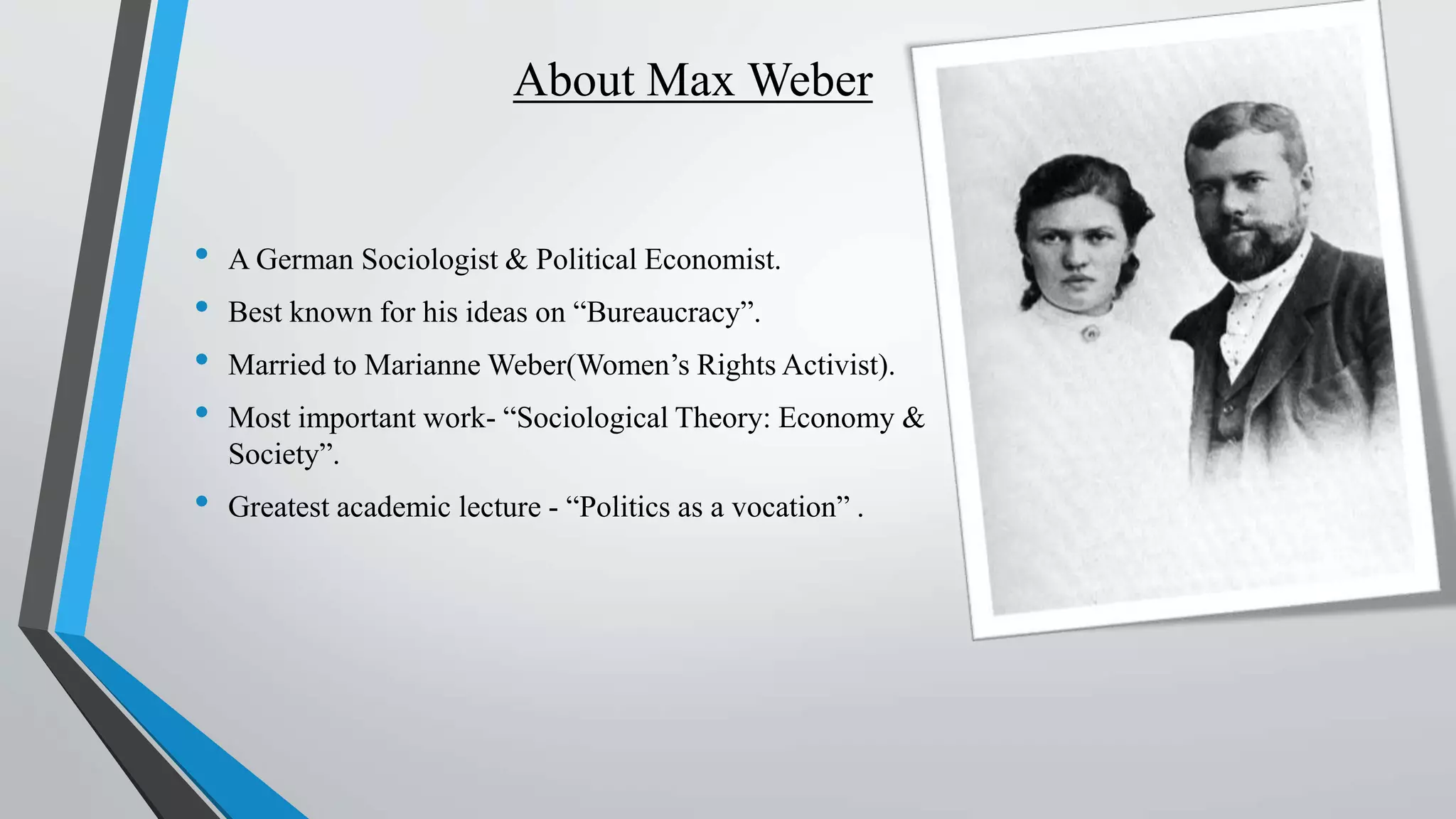 Theory of Bureaucracy | PPTX