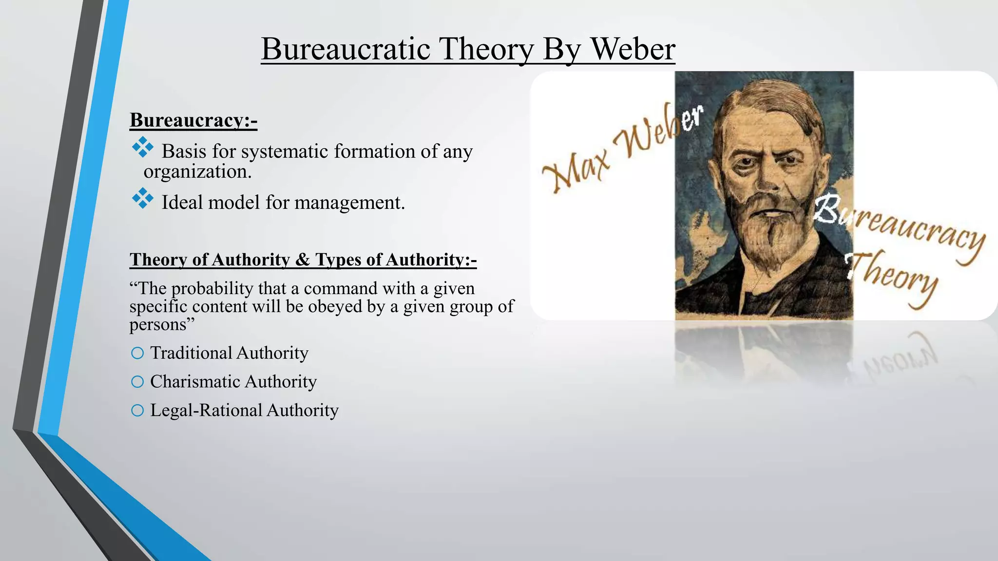 Theory of Bureaucracy | PPTX