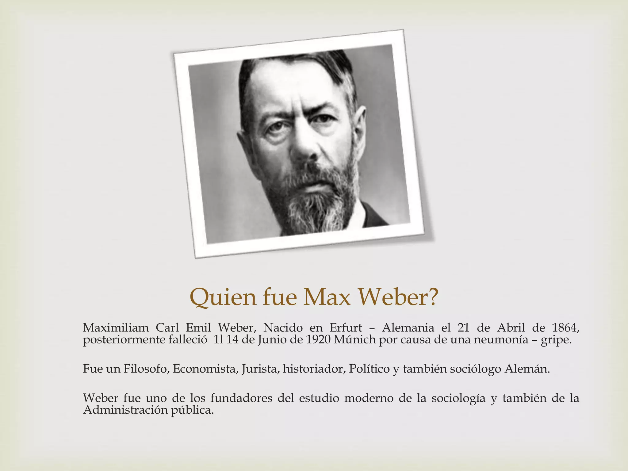 Max weber caracteristicas-burocracia | PPTX