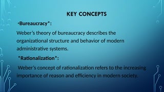 MAX Weber major contribution in Sociology | PPTX