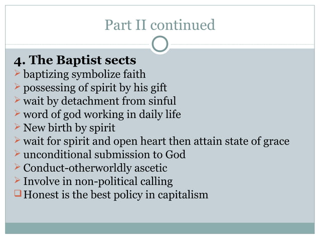 Max weber's book of protestantism ethics and spirit of capitalism | PPT