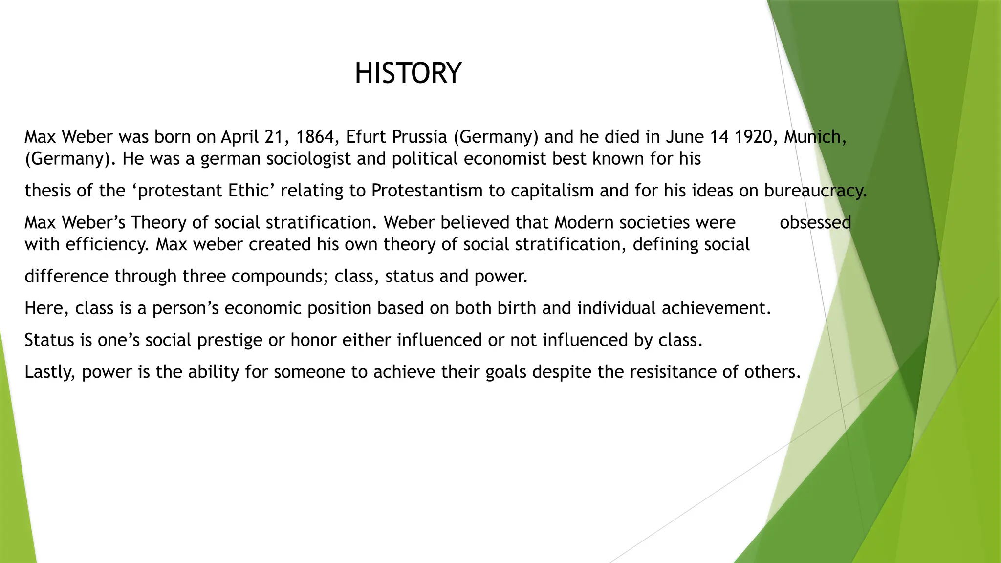 MAX WEBER THEORY On SOCIAL AND BEHAVIORAL THEORY | PPTX