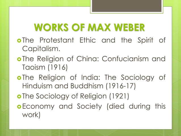 Max Weber Verstehen ( Intepretative Understanding) | PPSX