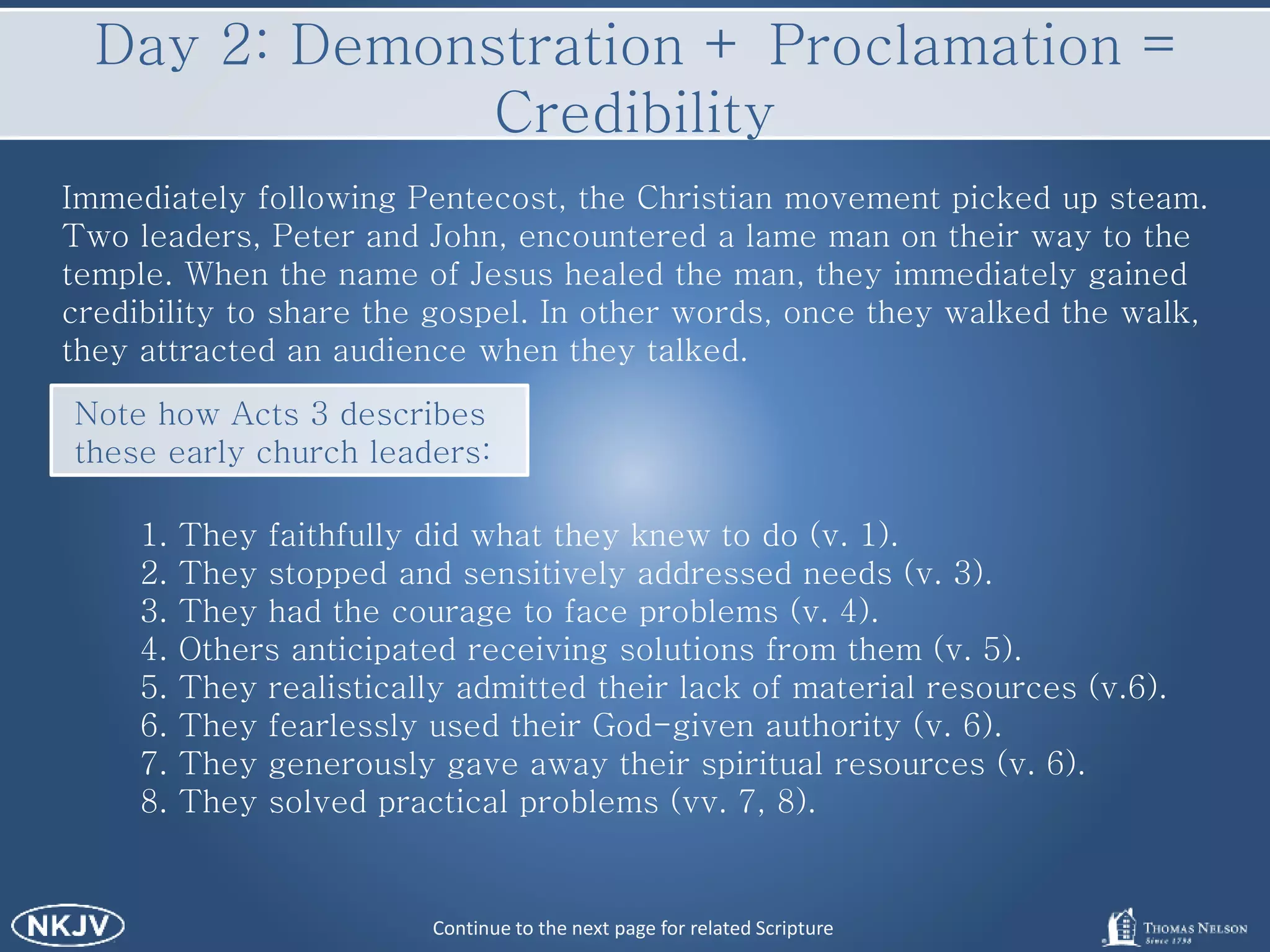 6 Characteristics of Biblical Leaders | PPTX