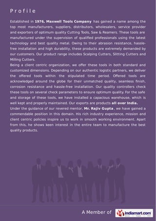 Maxwell tools-company | PDF