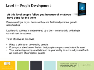 Maxwell 5 Levels Of Leadership Your Key To Project Success | PDF