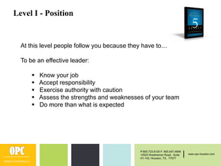 Maxwell 5 Levels Of Leadership Your Key To Project Success | PDF