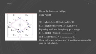 Maxwell bridge and its types | PPTX | Physics | Science