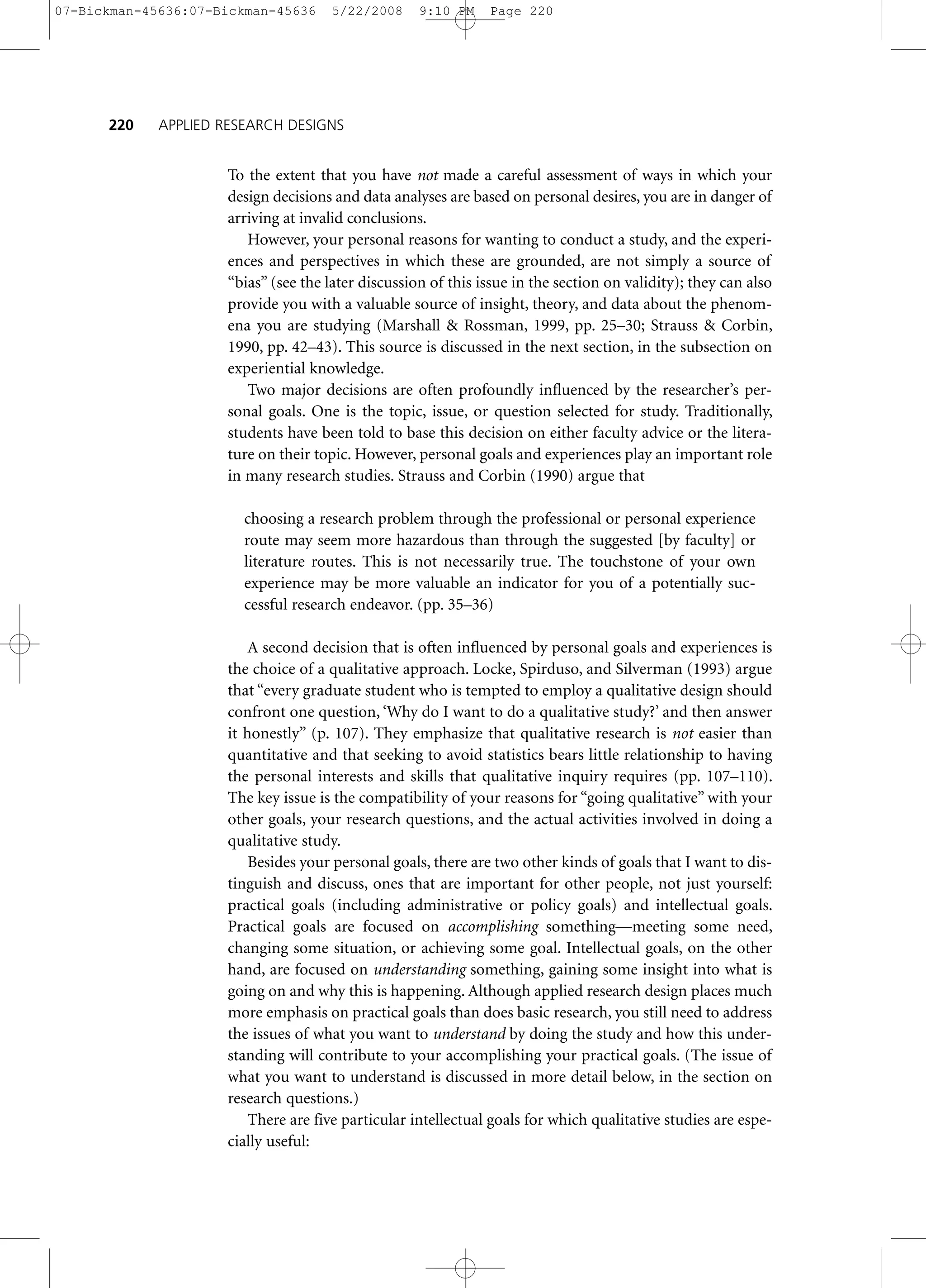 Qualitative Research Design by J.A. Maxwell | PDF