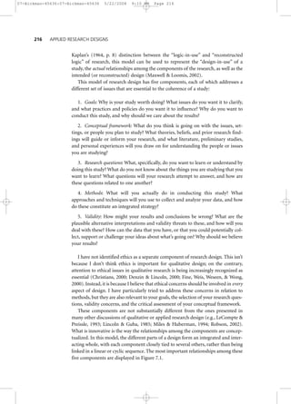 Qualitative Research Design by J.A. Maxwell | PDF