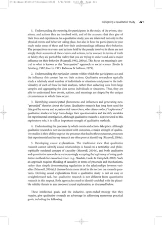 Qualitative Research Design by J.A. Maxwell | PDF