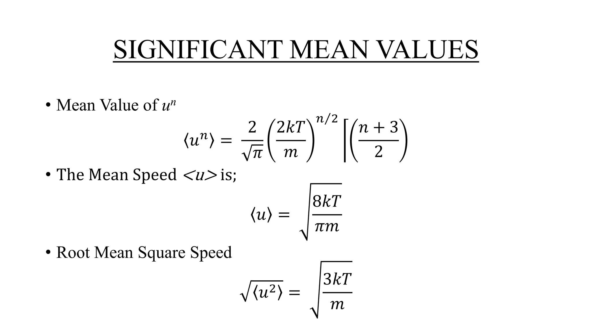 Maxwell Boltzmann Velocity Distribution | PPTX