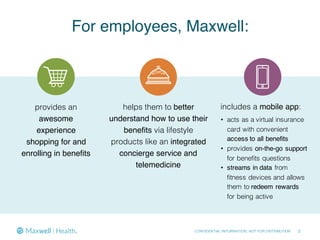 Maxwell Health Overview for Partners | PDF