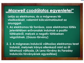 Maxwell munkássága | PPT