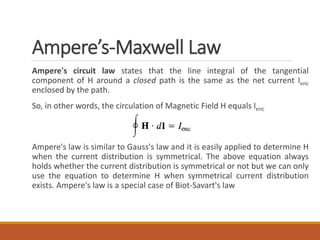 Maxwell's equation | PPTX