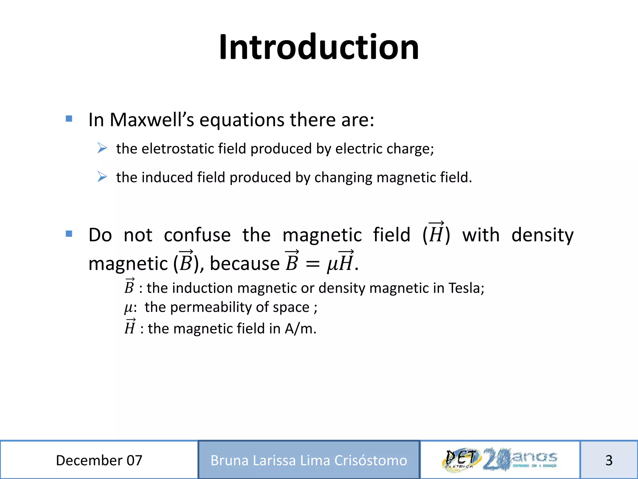 Maxwell's equations | PDF