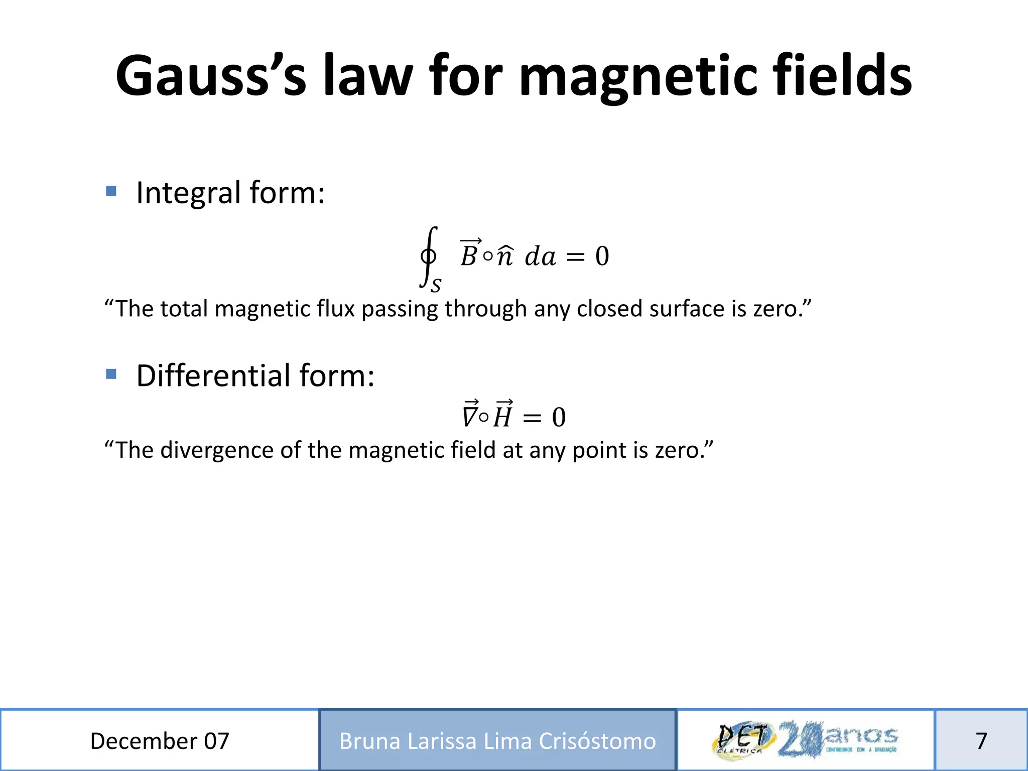 Maxwell's equations | PDF