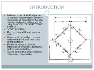 Maxwell’s induction bridge | PPTX