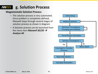 Maxwell v16 l03_static_magnetic_solvers | PPT
