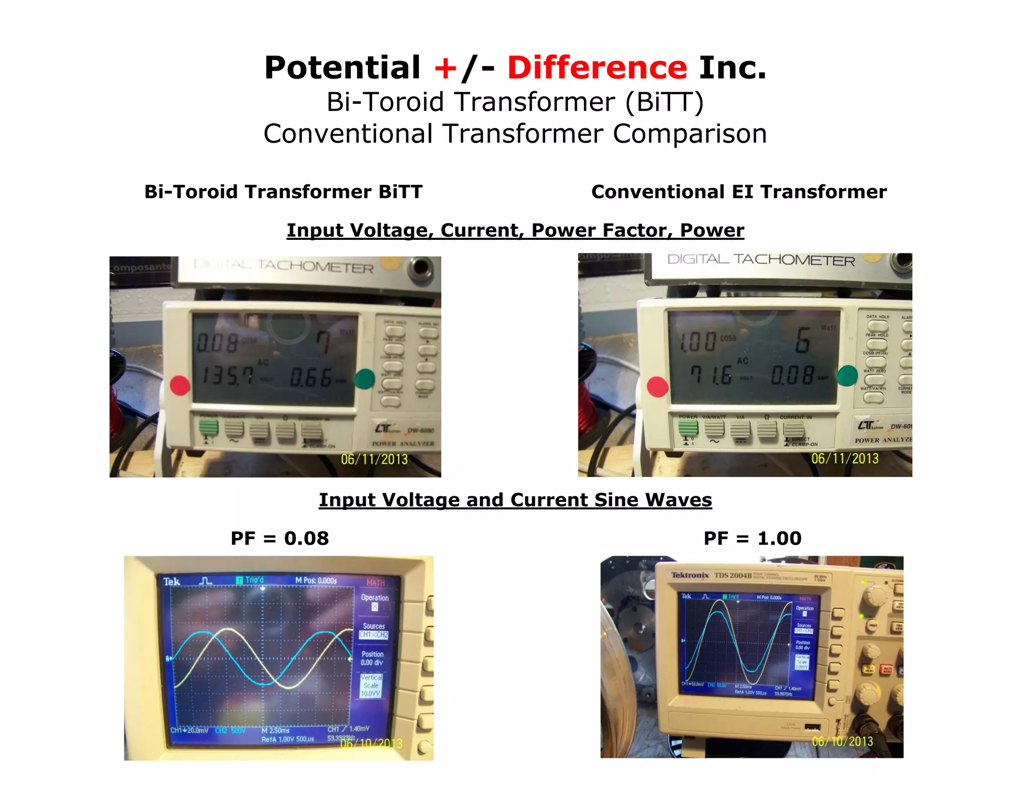 Bi-Toroid Transformer Performance vs Conventional EI Transformer | PDF ...