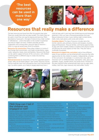 Outdoor Activities, Plan for Success: Early Years Outdoors Learning | PDF