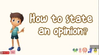 May 10, 2021 ( making a stand based on informed opinion) | PPTX ...