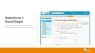 Introducing the Next Version of ExactTarget Salesforce Integration | PPTX | Cloud Computing ...