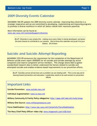 May 2009 BLUF Final | PDF