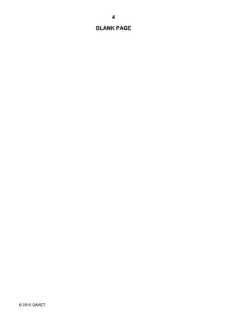 National Examinations 2010, QAAET, Bahrain, english, grade 6, paper 1 Q | PDF