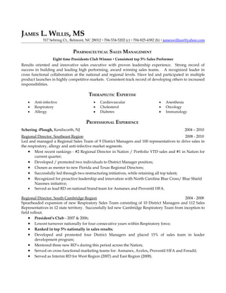 May 2010 James Willis Resume | DOC