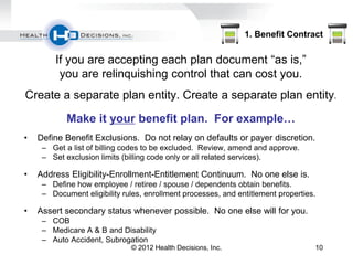 Health Decisions Webinar: The Five Levers of Management Control for ...