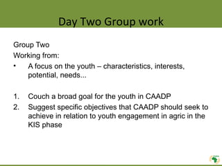 Youth Strategy and Group Work presentation | PPT