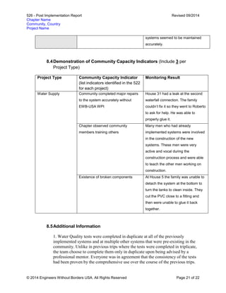 EWB-USA-WPI 2015 Guatchtuq Rainwater Harvesting: Post-Implementation ...