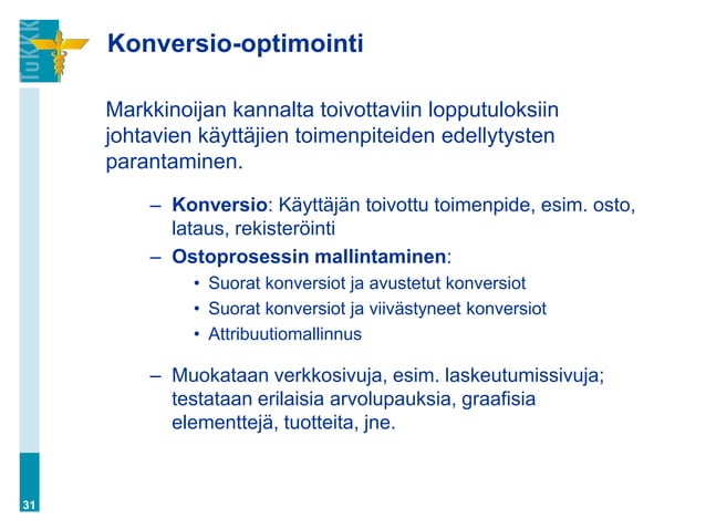 Digitaalinen markkinointi: Jotain uutta, jotain vanhaa...jotain sinistäkin | PPT
