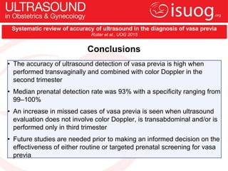 UOG Journal Club: Systematic review of accuracy of ultrasound in the ...