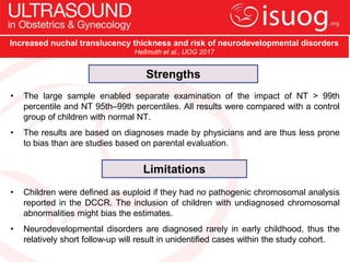 UOG Journal Club: Increased nuchal translucency thickness and risk of ...