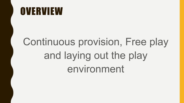 Making Continous Provision good! Early years | PPTX | Daycare and Pre ...