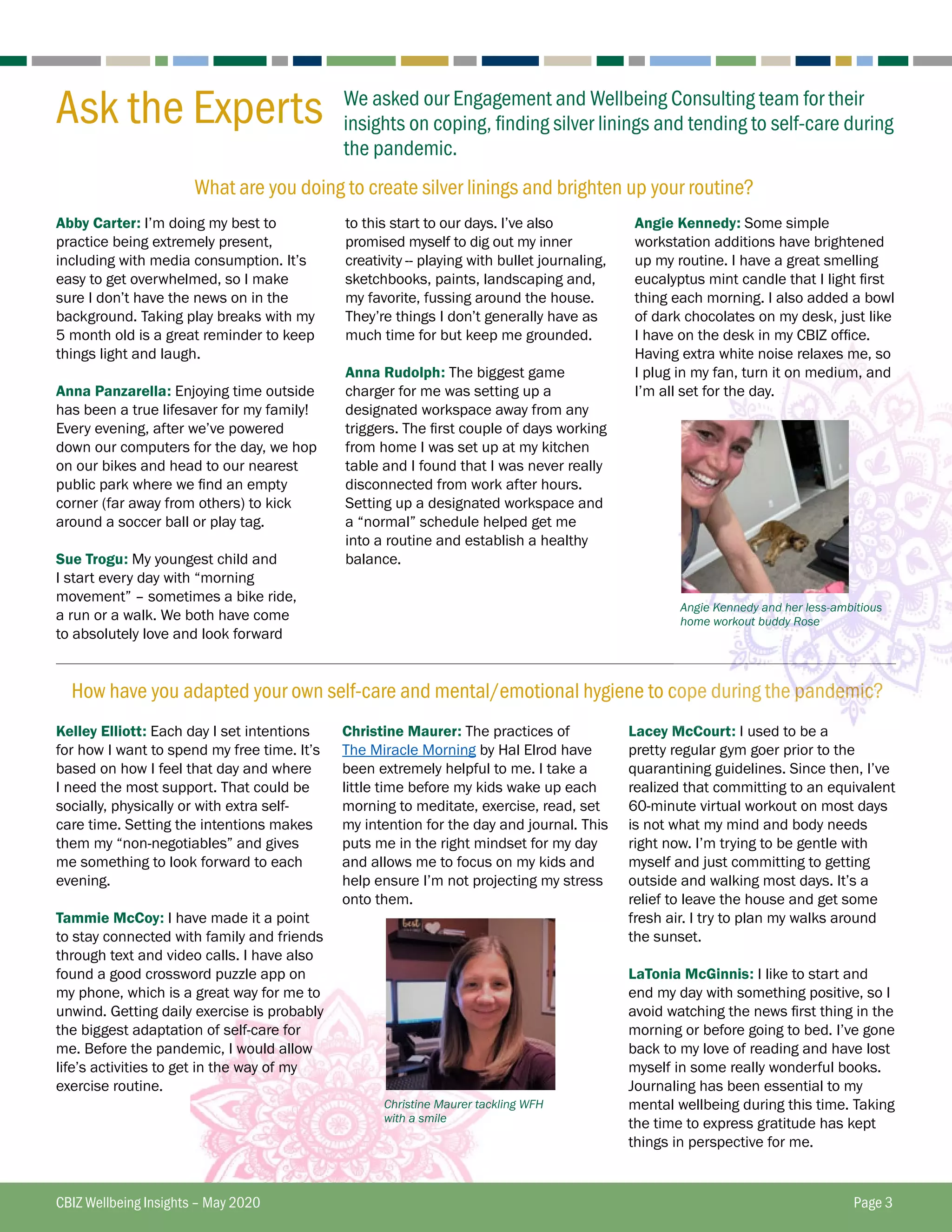 May 2020 Wellbeing Insights | PDF