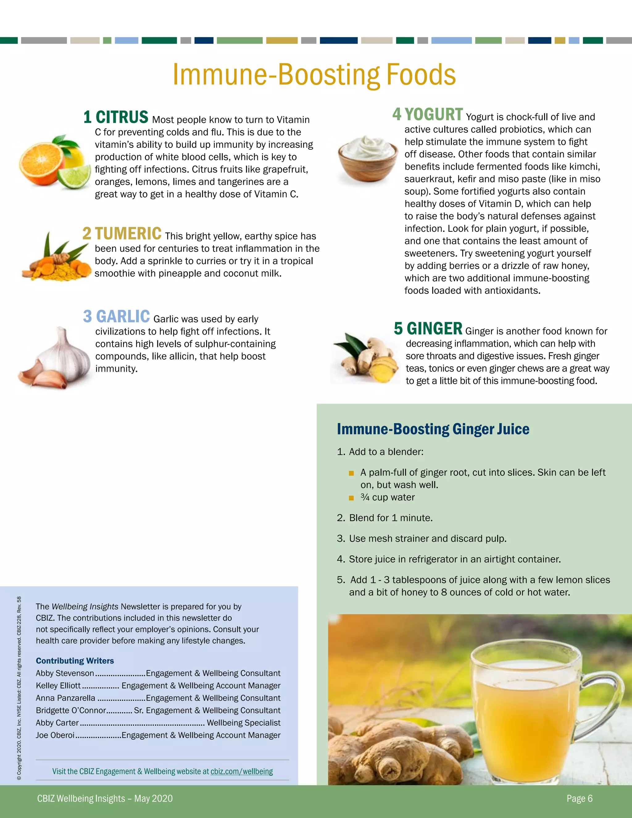 May 2020 Wellbeing Insights | PDF