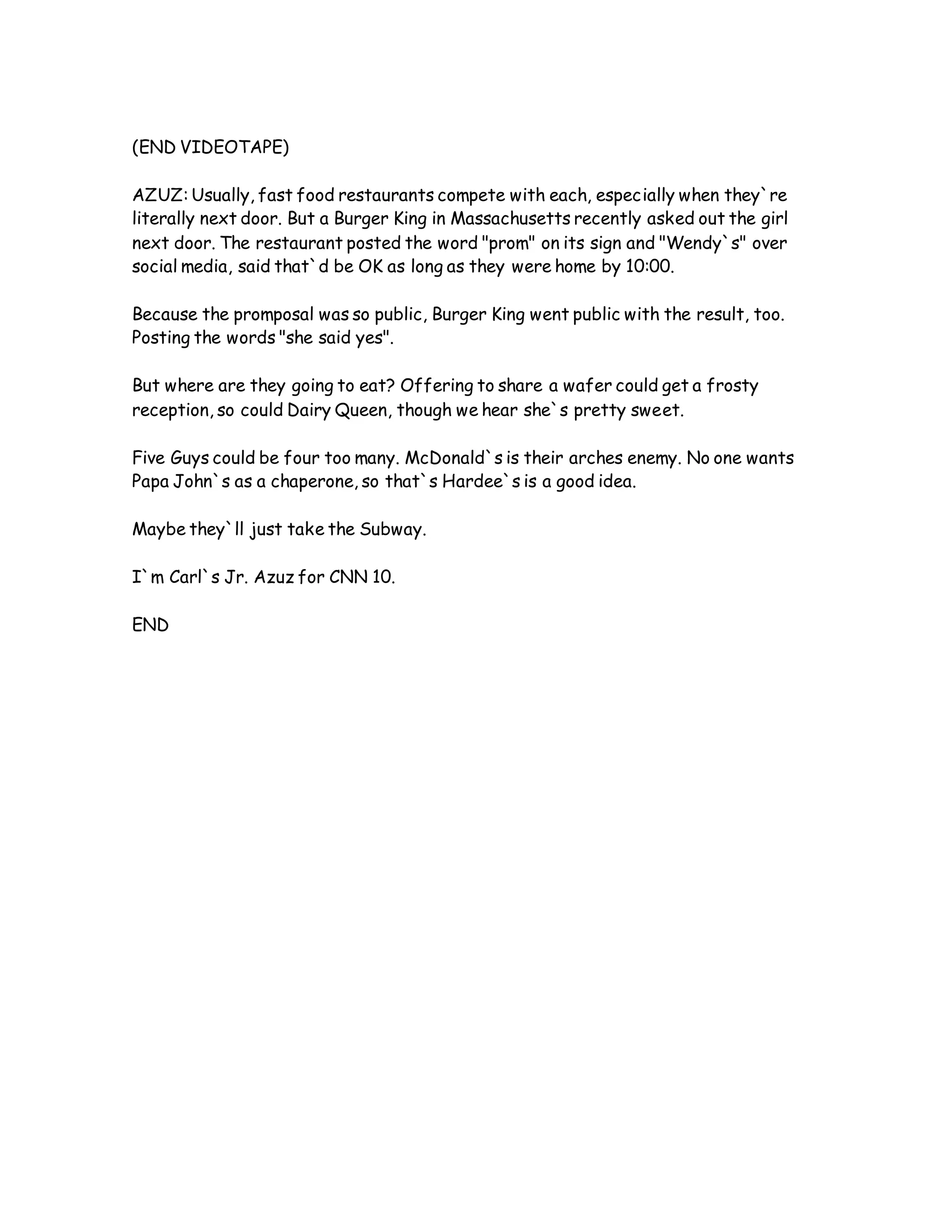 CNN 10 May 22 Tapescript | PDF