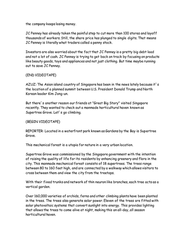 CNN 10 May 22 Tapescript | PDF