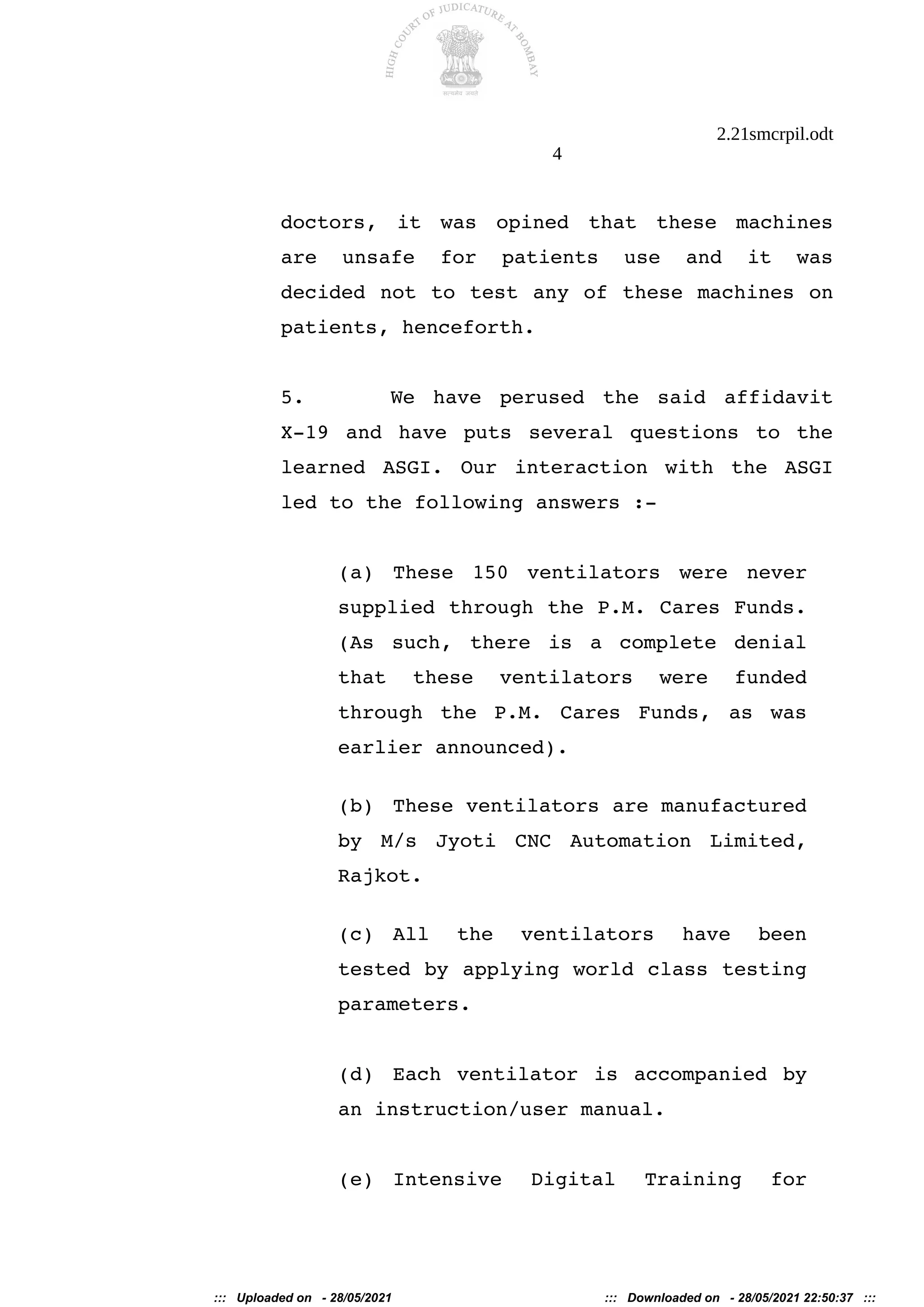 May 28 aurangabad bench order | PDF