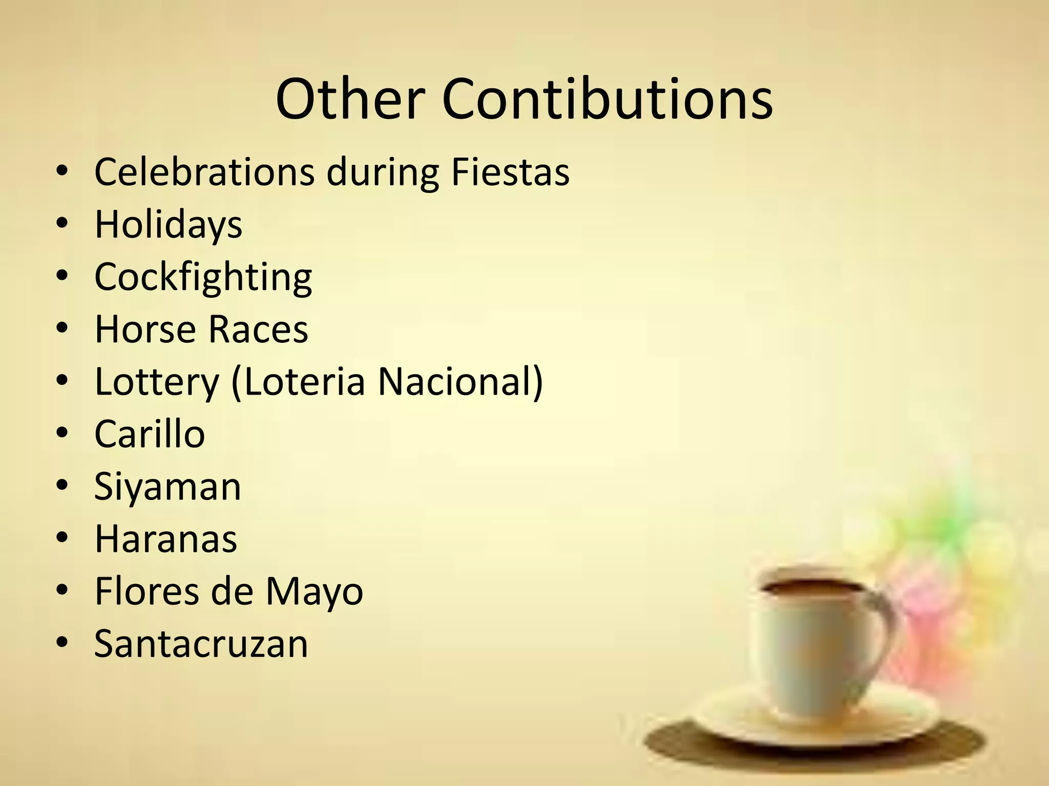 Philippine History- Social Status during Spanish Era-last years of ...