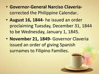 Philippine History- Social Status during Spanish Era-last years of ...